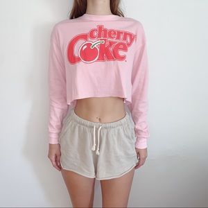 Coca Cola | Tops | Coca Cola Cherry Coke Crop | Poshmark